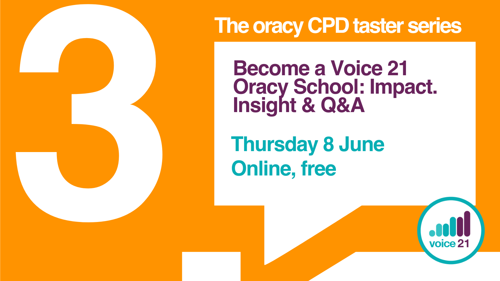 The oracy CPD taster series - Voice 21