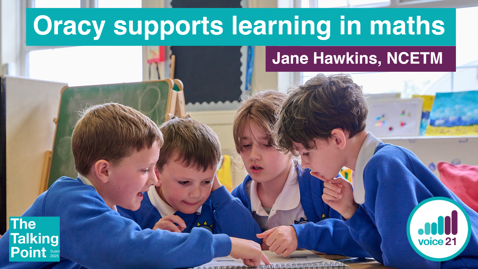 Oracy supports learning in maths - Voice 21